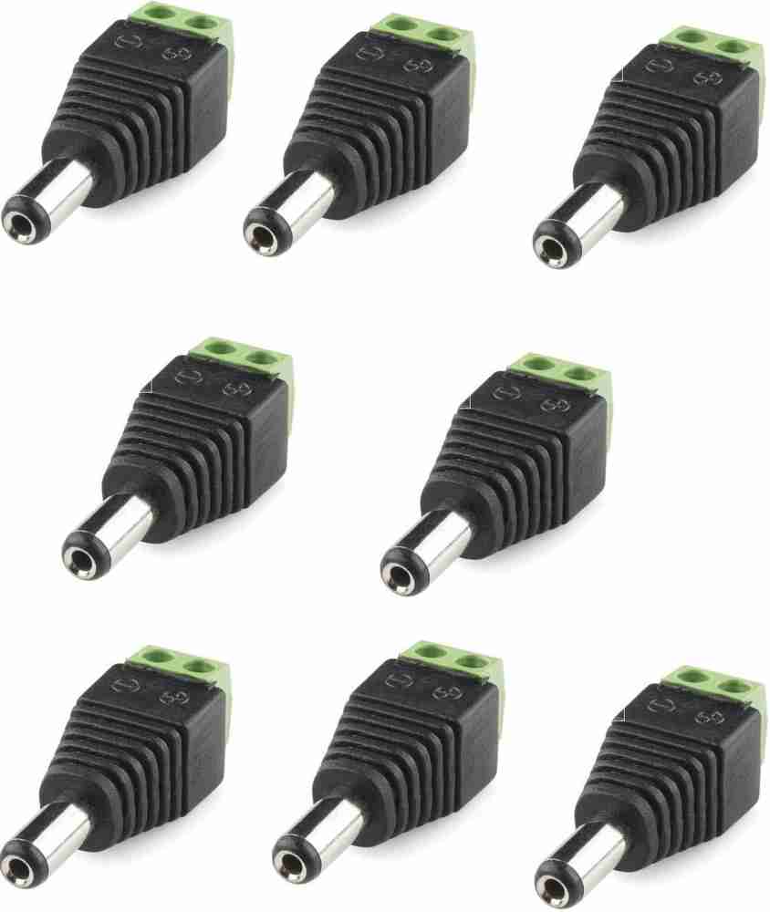 DC Male Connector For CCTV Cameras Positive And Negative, 55% OFF