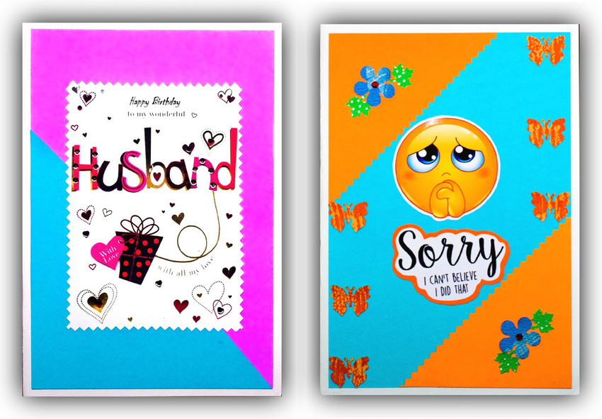 Handmade Sorry Cards For Husband