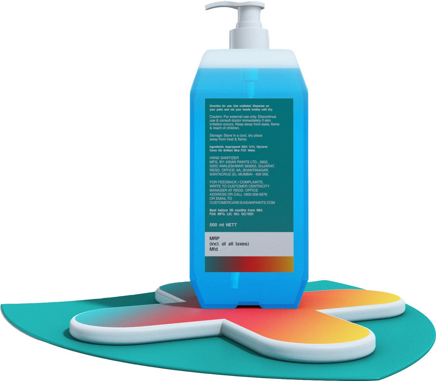 Asian Paints Viroprotek Skin Safe Liquid 66 Isopropyl Alcohol Clove oil Hand Sanitizer Pump Dispenser Price in India Buy Asian Paints Viroprotek Skin Safe Liquid 66 Isopropyl Alcohol Clove