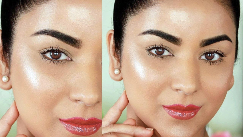 Shimmering Foundation Makeup | Saubhaya Makeup