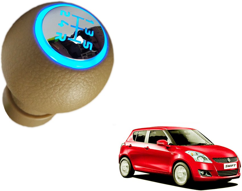 WolkomHome Led Gear Knob Shift with Blue Light Manual Transmission Gear Shifting Knob Beige For Maruti Suzuki Swift Type 3 Car Gear Lever Price in India Buy WolkomHome Led Gear Knob Shift