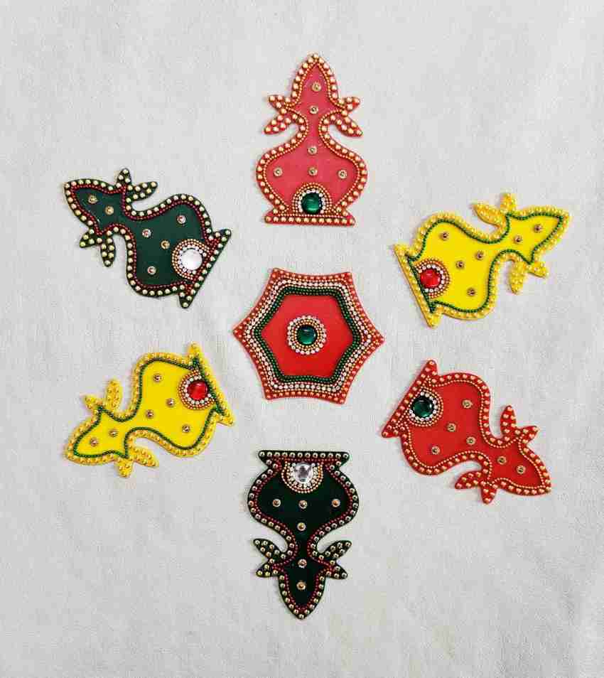 Kalash Design Rangoli