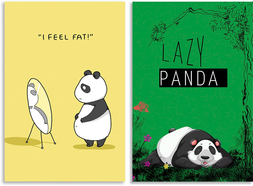 Lazy Panda Wallpaper