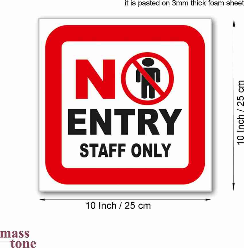 Sign No Entry Staff Only Vector Icon, No Entry, Staffonly,, 47% OFF