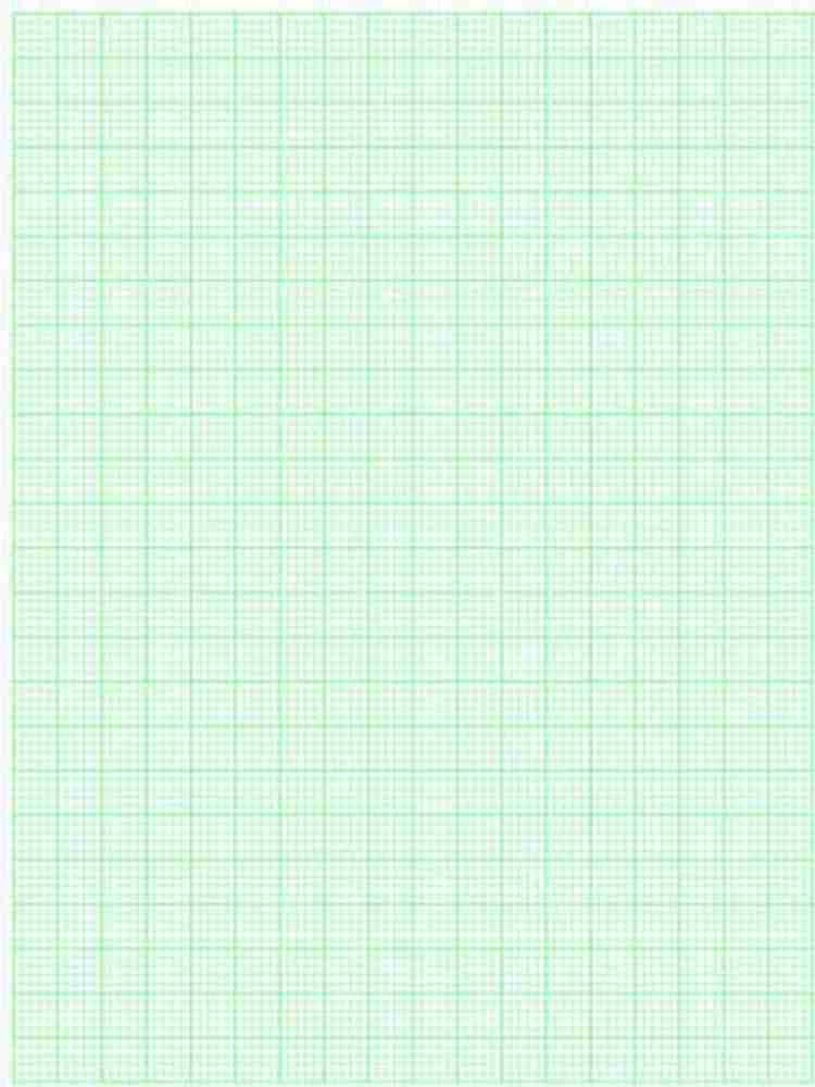 Green Graph Paper A4