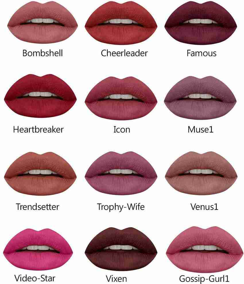 SKINPLUS FC Fashion Colour Non Transfer Lipstick pack of 12 Price in India Buy SKINPLUS FC Fashion Colour Non Transfer Lipstick pack of 12 Online In India Reviews Ratings Features Flipkart