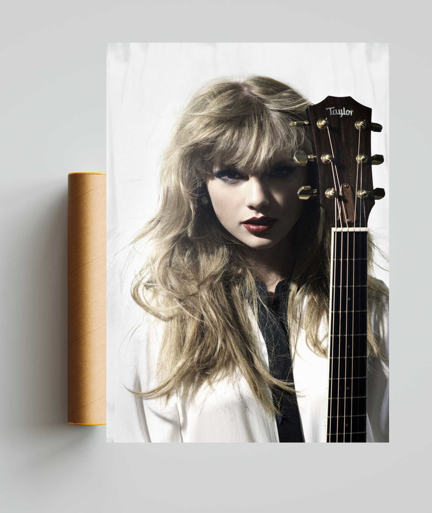 Taylor Swift Pop Art Black And White