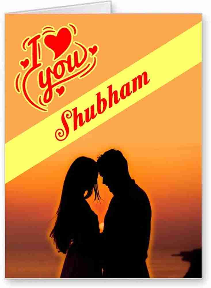 I Love Shubham Logo Logo Design — Shubham Sharma