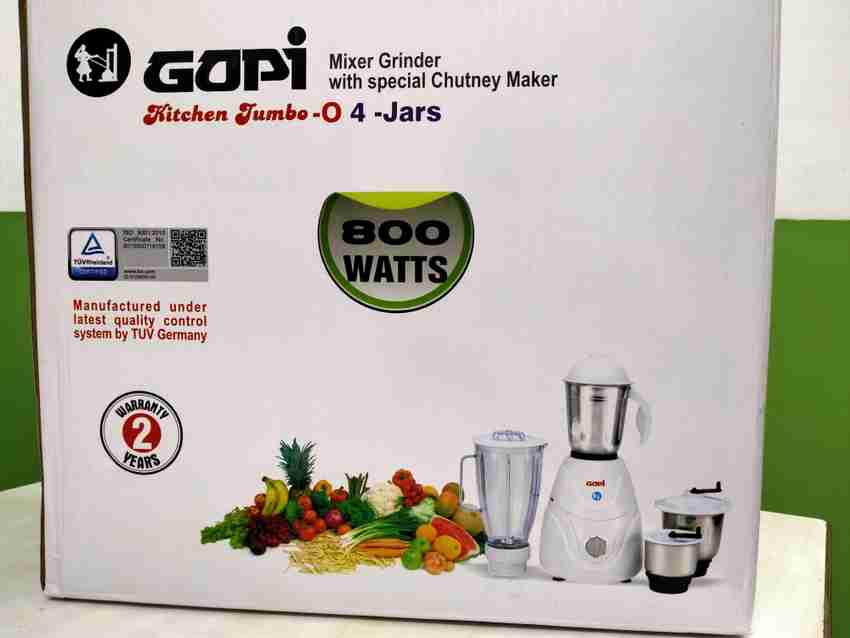 Gopi mixer grinder 800 watt price store