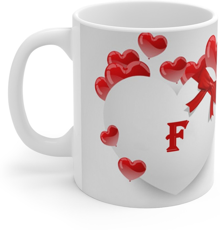 F Alphabet In Heart