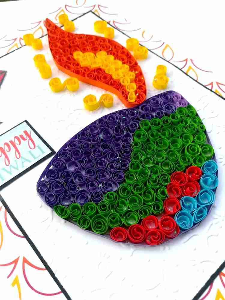 Handmade Diwali Greeting Cards Ideas