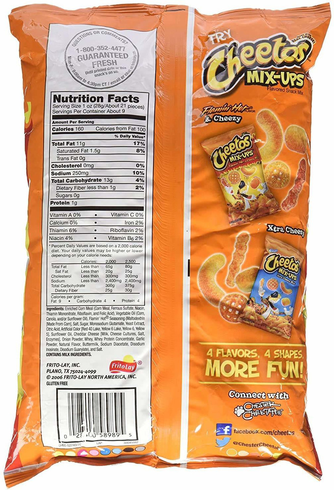 Cheetos Crunchy Cheese Flavored Snacks Xxtra Flamin' Hot, 49% OFF