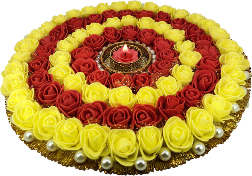 Rose Flower Rangoli Designs For Diwali | Best Flower Site