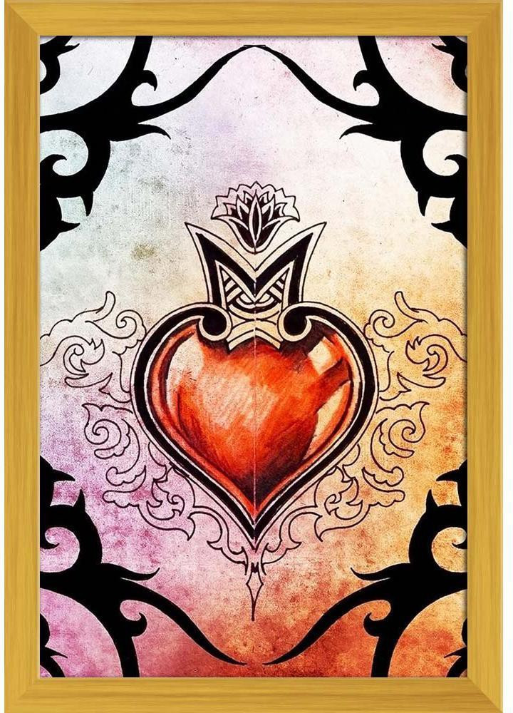 Tribal Broken Heart Tattoo