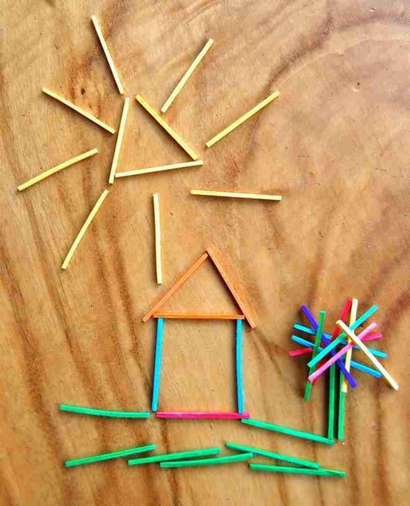 Art And Craft With Matchsticks For Kids