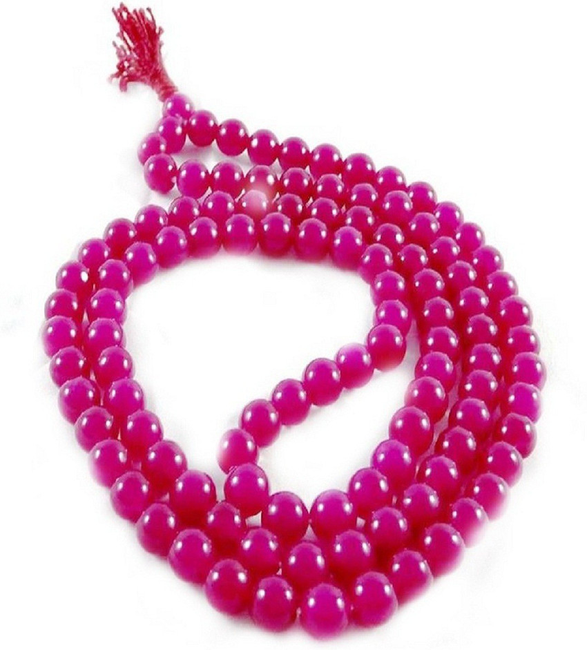 Ruby beads mala price store