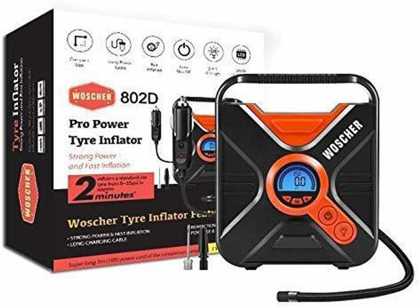 Woscher 35 psi Tyre Air Pump for Car Bike Price in India Buy Woscher 35 psi Tyre Air Pump for Car Bike online at Flipkart