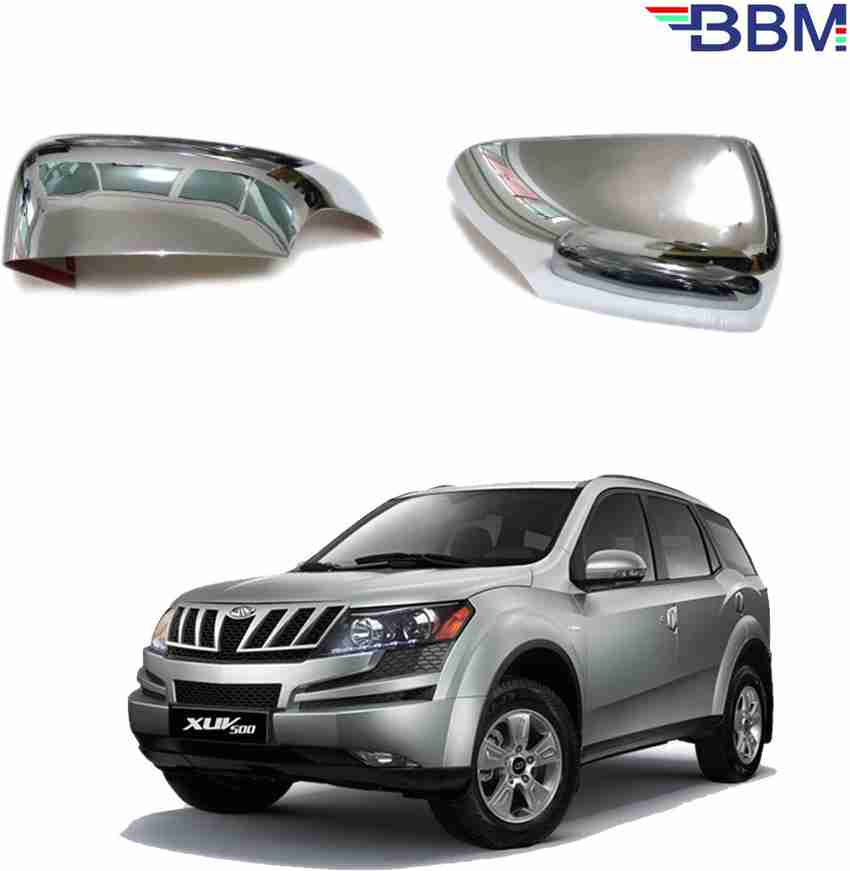 BBM Chrome Cover XUV500 Silver Plated Car Mirror Cover Price in India Buy BBM Chrome Cover XUV500 Silver Plated Car Mirror Cover online at Flipkart