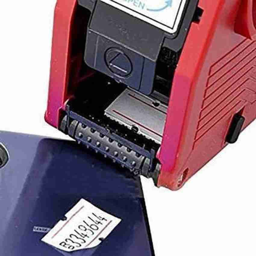 greengrow Price Labeller Printing Rate Printer MRP Rate Gun Label Gun 8 Digits with Ink Rolls with Label Roll Label Stamping Machine Manual Label Stamping Machine Price in India Buy greengrow