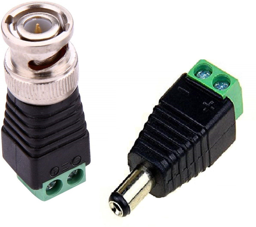 DC Male Connector For CCTV Cameras Positive And Negative, 55% OFF