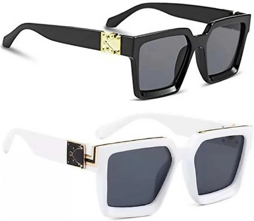 Buy Shaah Collection Rectangular Sunglasses Black For Men Women Online Best Prices in India Flipkart
