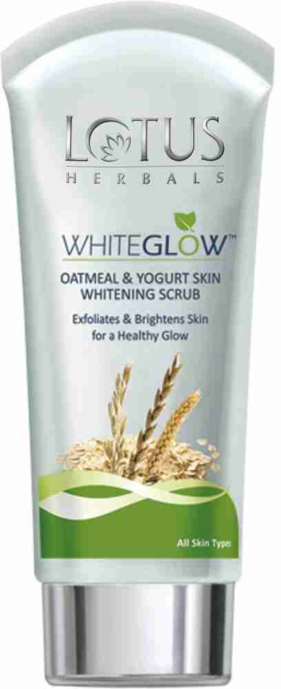LOTUS HERBALS Herbals White Glow Oatmeal Yogurt Skin Whitening Scrub