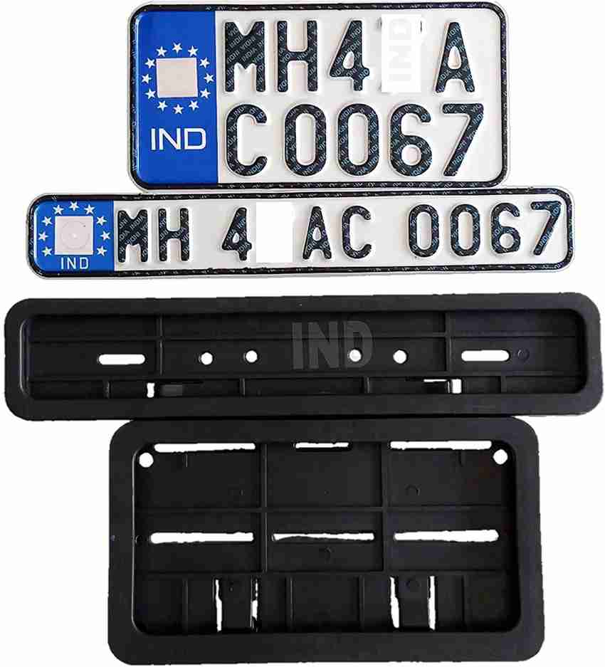 Price of number plate store