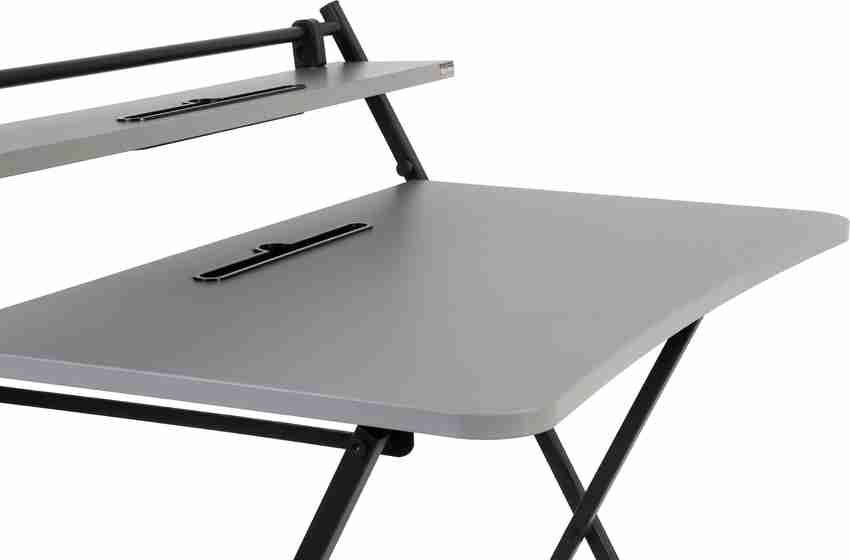 Woodware Futura Premium Folding Office Study Table With Dual Desks Curved Edges Cup And Tablet Holder Engineered Wood Study Table Price in India Buy Woodware Futura Premium Folding Office Study Table
