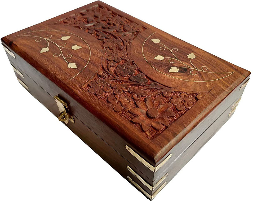 Indian Wooden Jewelry Boxes, Handmade Wood Jewellery Boxes,, 41% OFF