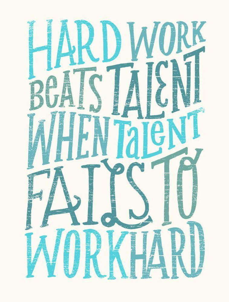 Hard Work Beats Talent When Talent Fails To Work Hard Wallpaper
