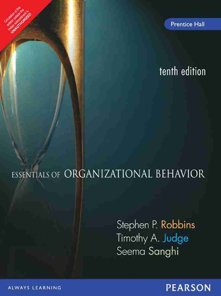 Organizational Behaviour, 18th Edition By Stephen Robbins,, 42% OFF