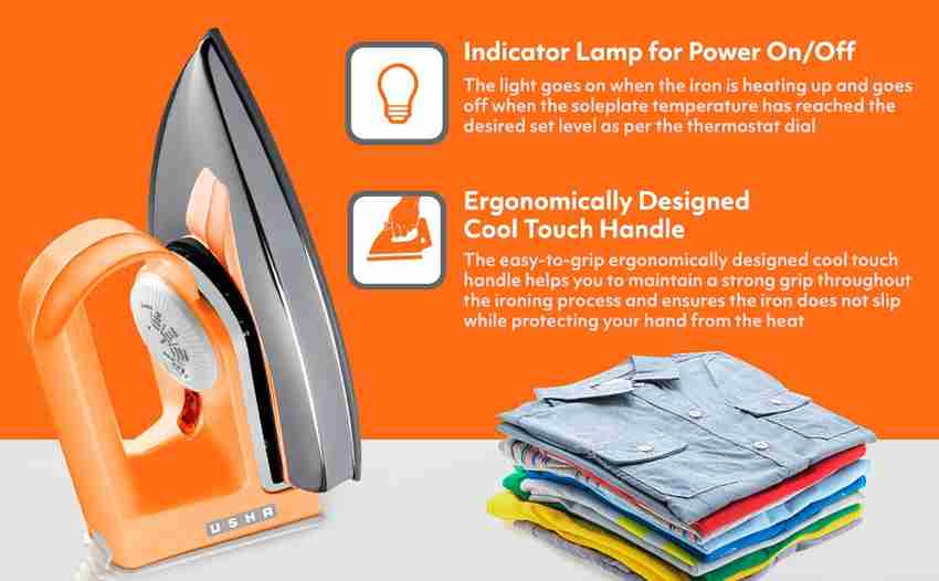 USHA EI 2102 1000 W Dry Iron Price in India Buy USHA EI 2102 1000 W Dry Iron Online at Flipkart