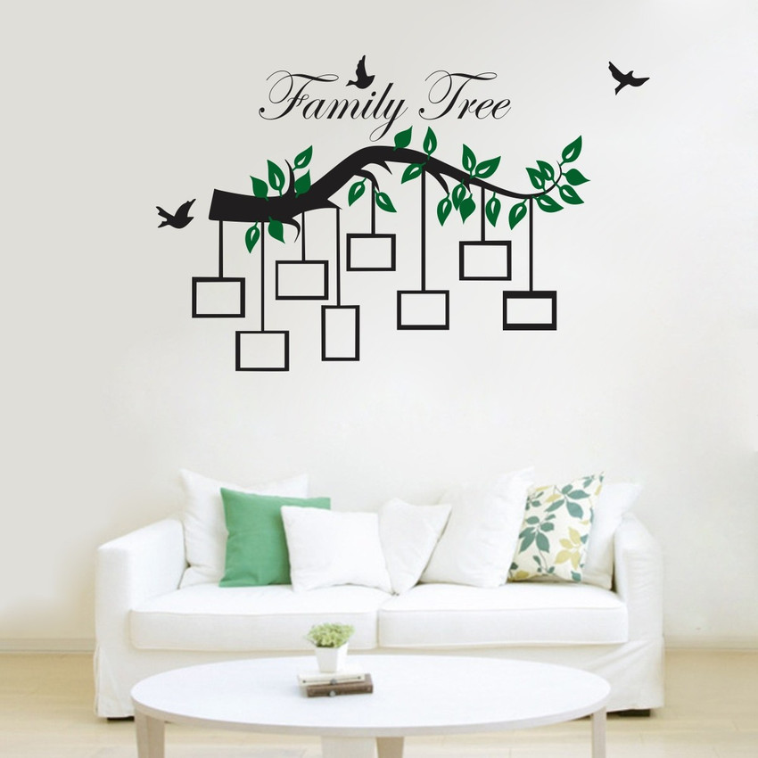 Family Tree Wall Decal Stickers 1pc Creative Photo Frame Tree Wall
