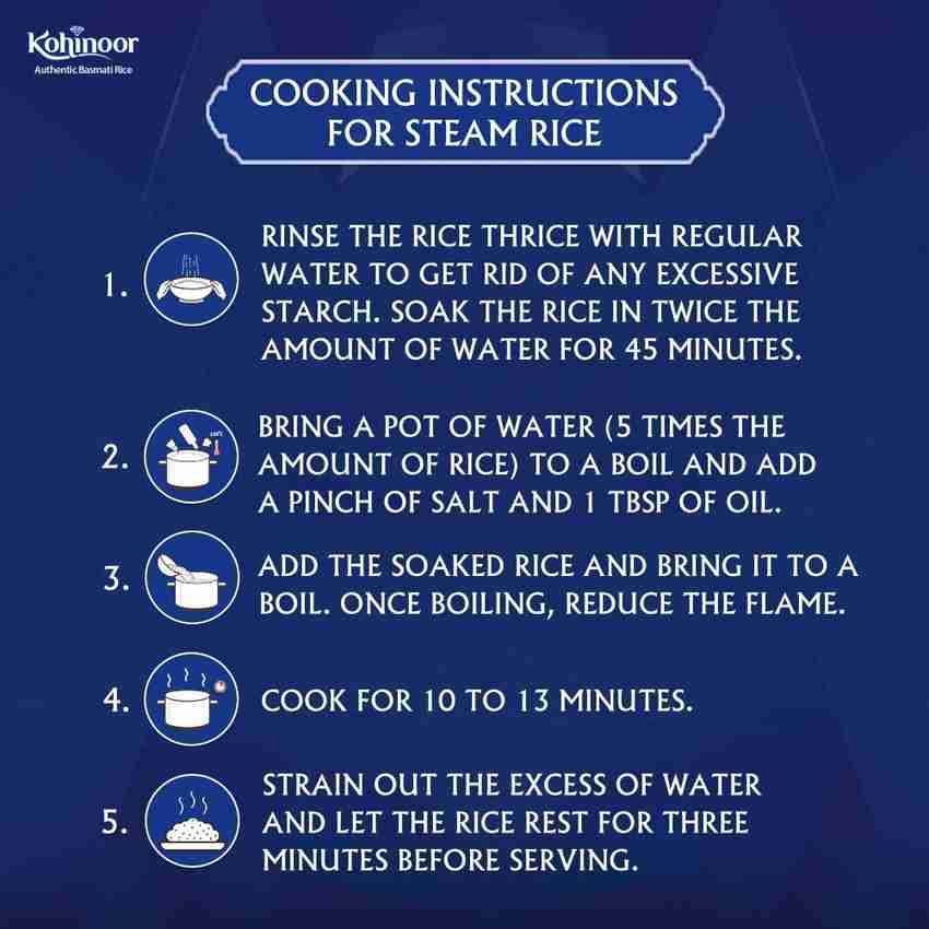 how to cook kohinoor brown basmati rice