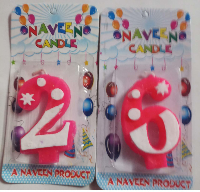 26th Birthday Candles