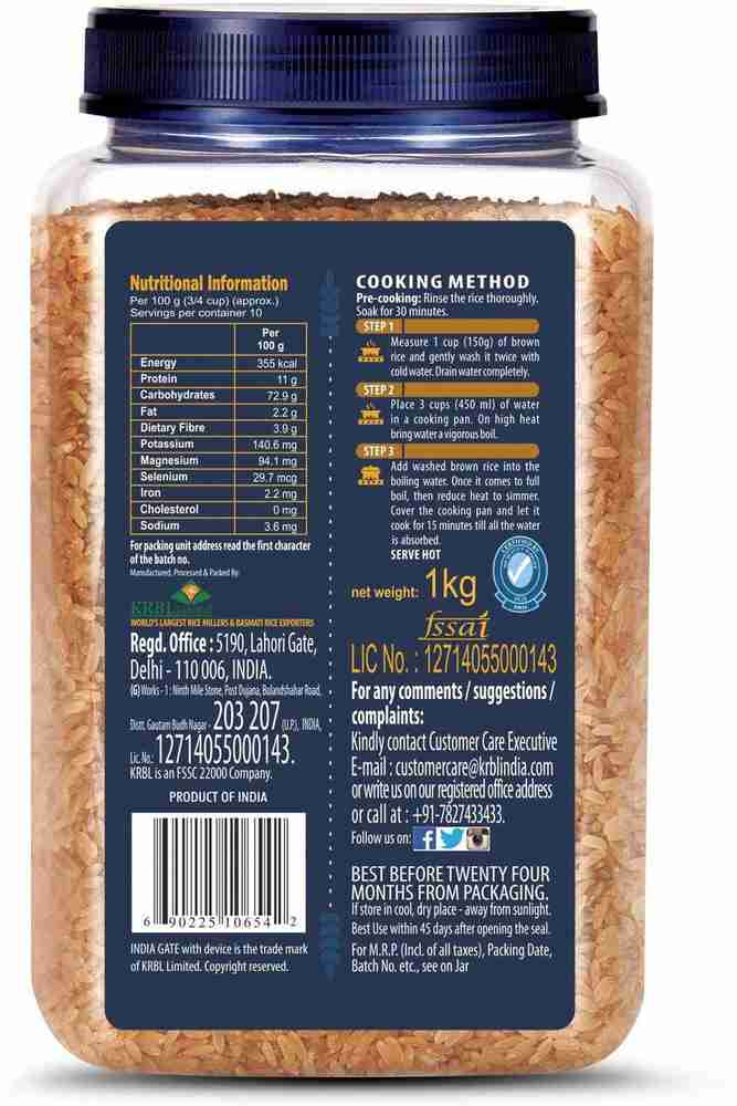 how to make india gate brown rice