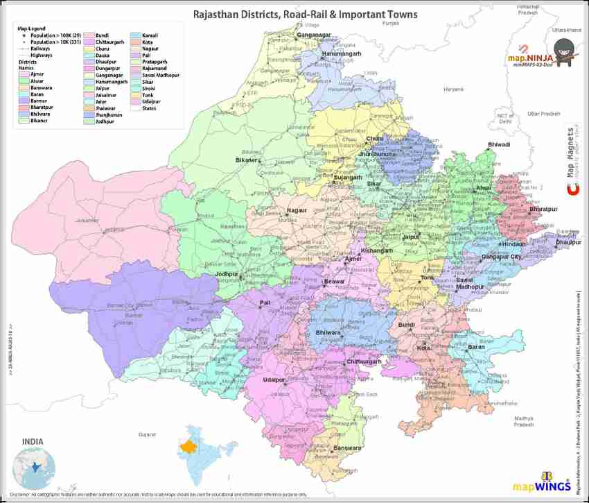 Rail-Map-india: Rajasthan-railway-map, 49% OFF