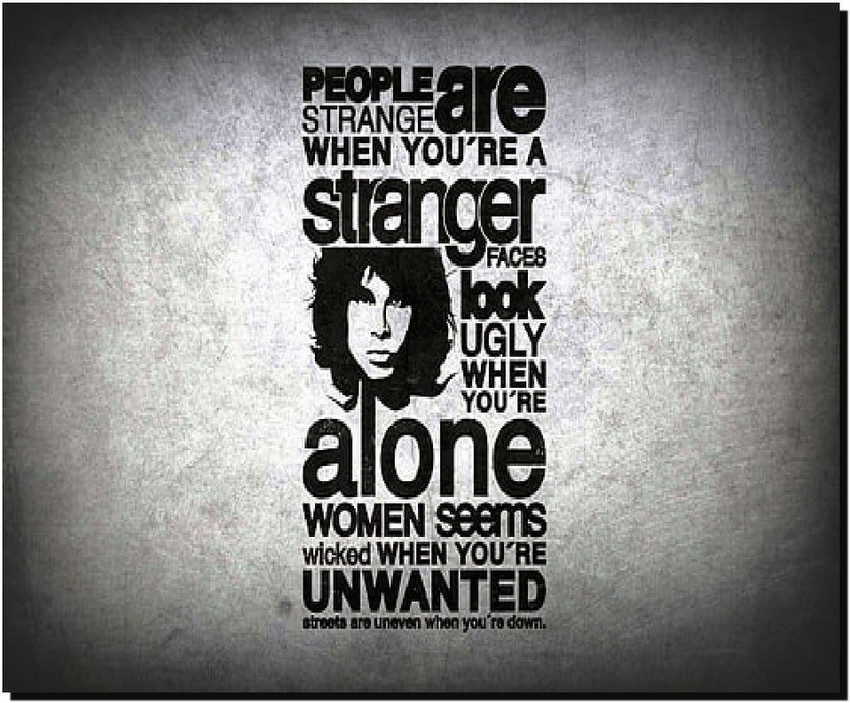 Jim Morrison People Are Strange
