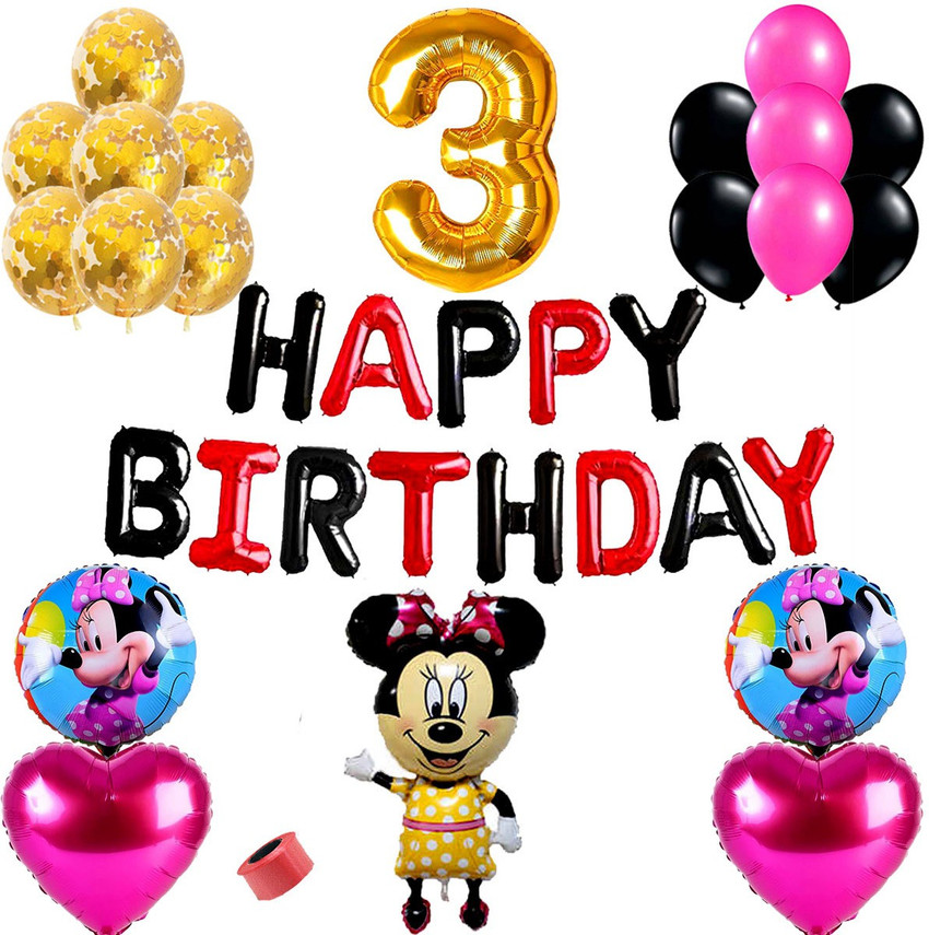Minnie Mouse Happy 3rd Birthday