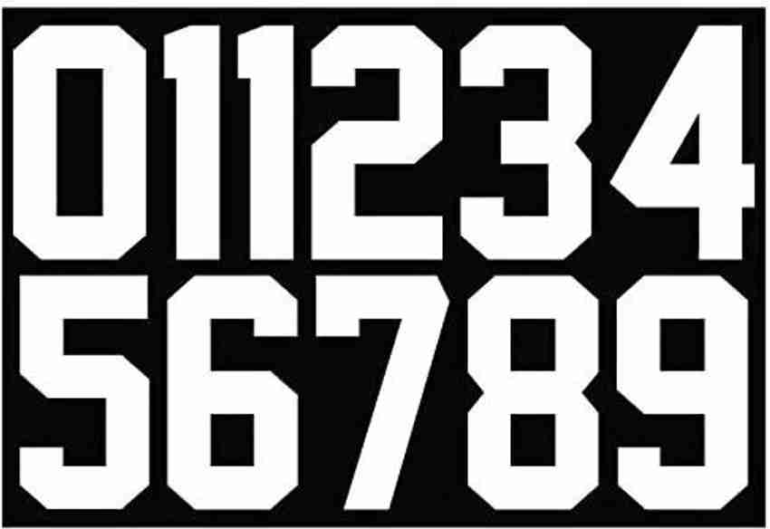 Football Jersey Number 0 Font