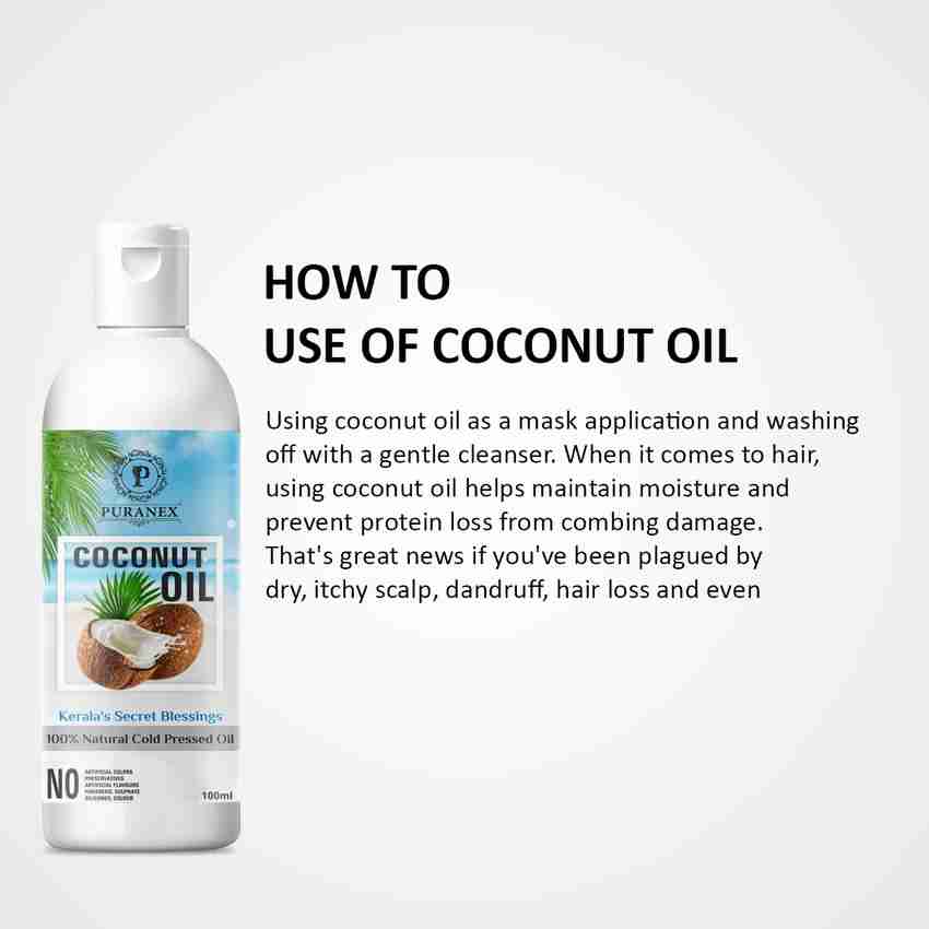 puranex 100 Cold Pressed Extra Virgin Coconut Oil For Skin Hair Oil 100 ml Hair Oil Price in India Buy puranex 100 Cold Pressed Extra Virgin Coconut Oil For Skin