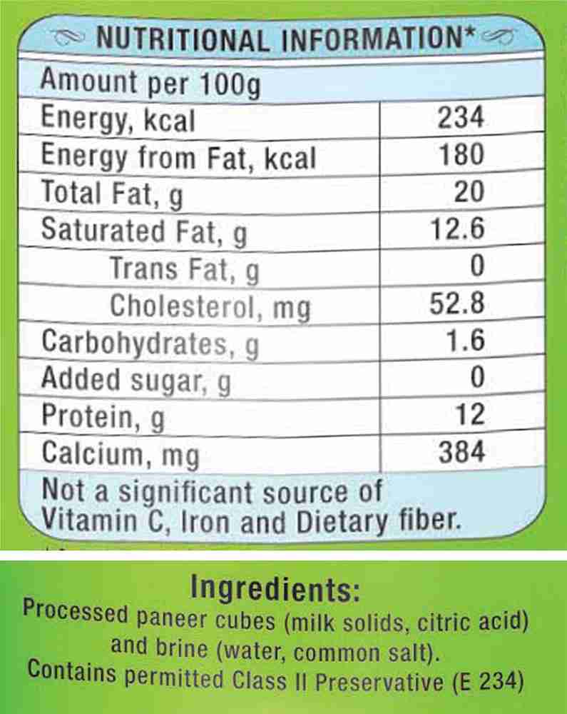 Amul Malai Paneer | informacionpublica.svet.gob.gt