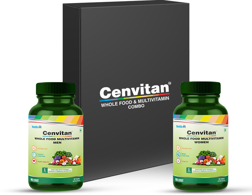 Healthvit Cenvitan Plant Based Whole Food Multivitamin For, 57% OFF