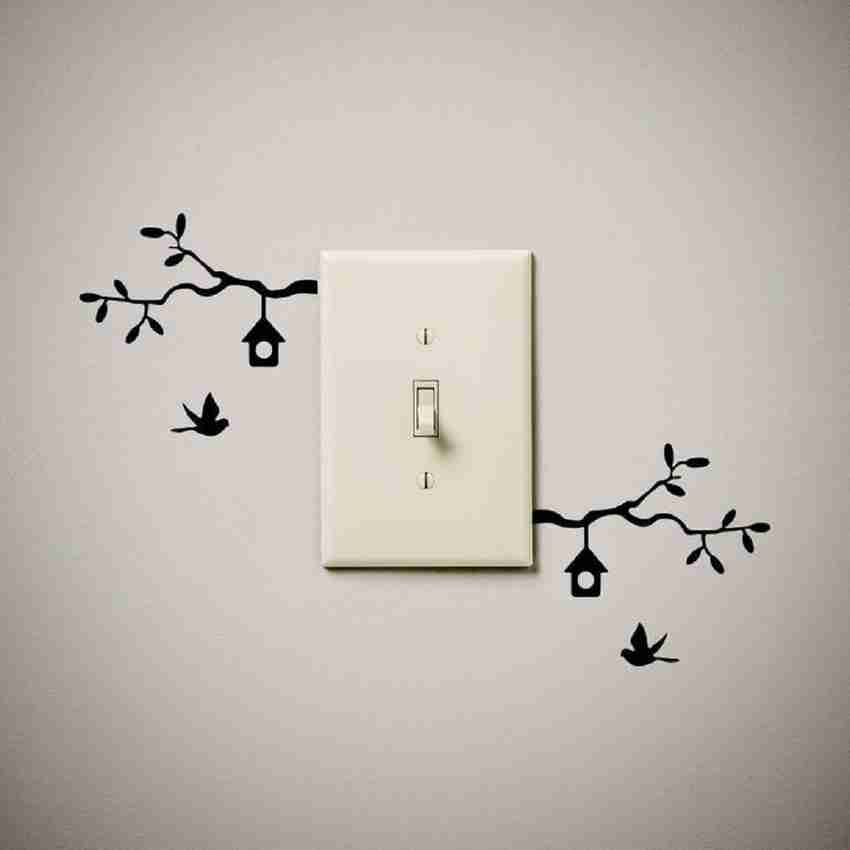 Sky Origin 10.16 cm Best Switchboard Art Of Birds Best For Domestic Self Adhesive Sticker Price in India Buy Sky Origin 10.16 cm Best Switchboard Art Of Birds Best For Domestic