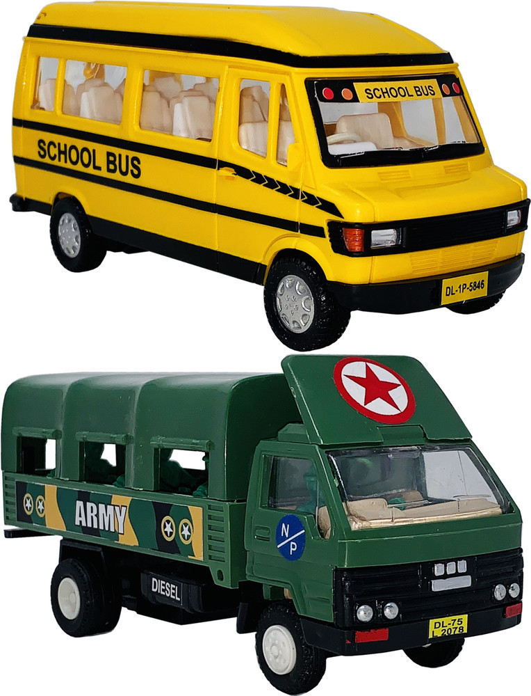 Old Military School Bus 1940's US Army Bus