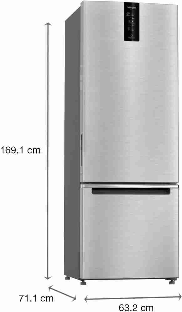 Whirlpool 325 L Frost Free Double Door Bottom Mount 3 Star Convertible Refrigerator Online at Best Price in India Flipkart