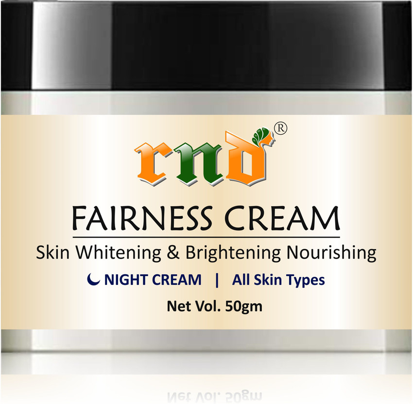 RND Fairness Cream Skin Whitening Brightening Nourishing Night Cream Price in India Buy RND Fairness Cream Skin Whitening Brightening Nourishing Night Cream online at Flipkart