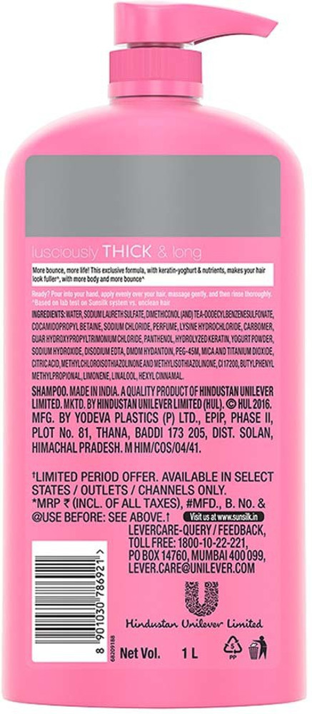 Sunsilk shampoo ingredients store