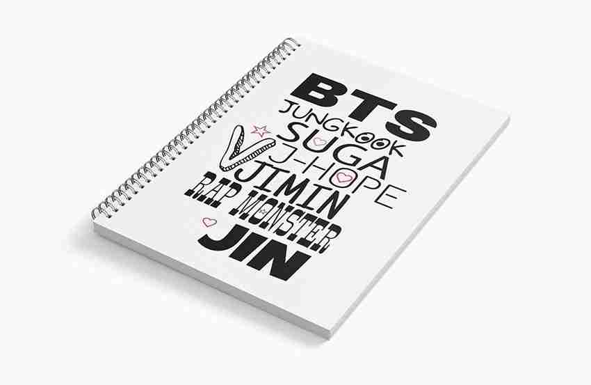 Bts Macros MACRO BTS 11:11 A5 RULED 160 PAGES DIARY WITH 6 FREEBIE