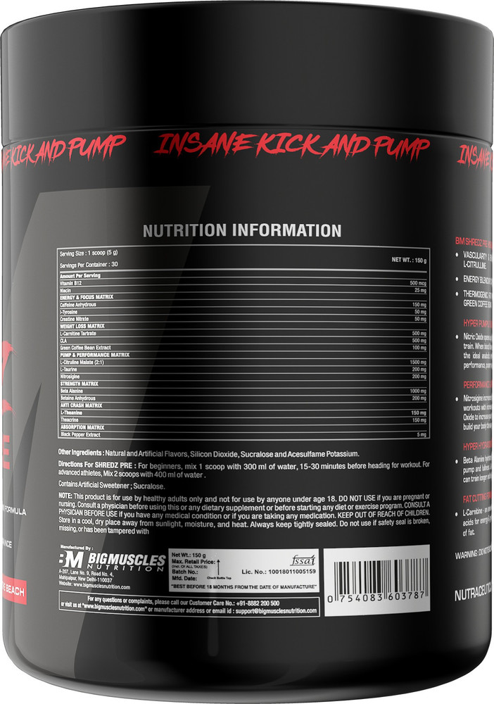 Shredz Pre Workout Gnc | EOUA Blog